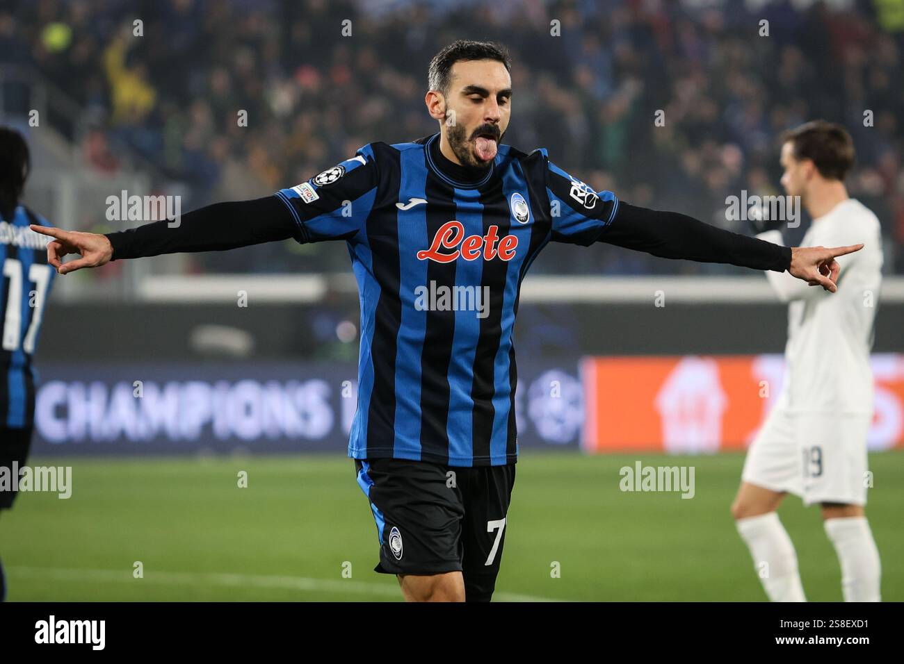 Bergamo, Italy, January 21st 2025: Bergamo, Italy, 21st Jan, Davide ...