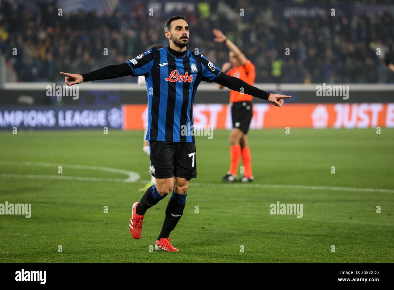 Bergamo, Italy, January 21st 2025: Bergamo, Italy, 21st Jan, Davide ...