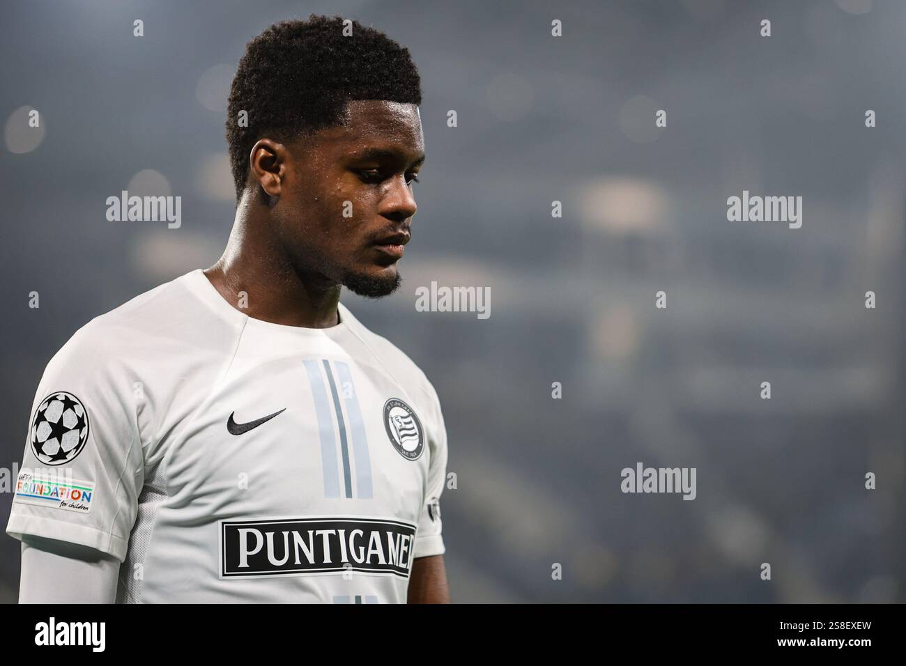 Bergamo, Italy, January 21st 2025: Bergamo, Italy, 21st Tochi Chukwuani ...