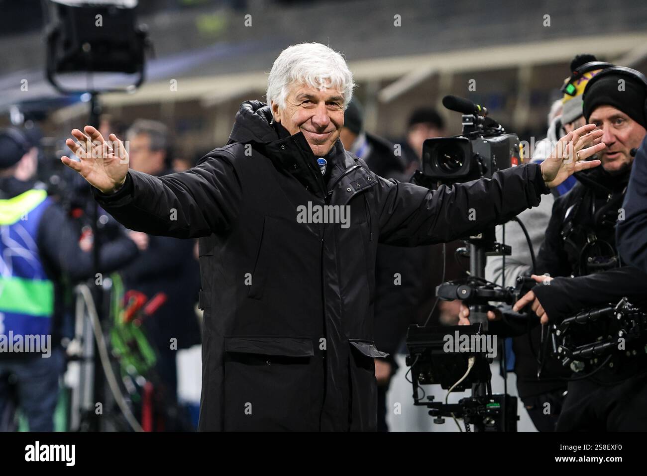 Bergamo, Italy, January 21st 2025: Bergamo, Italy, 21st Jan, Gian Piero ...