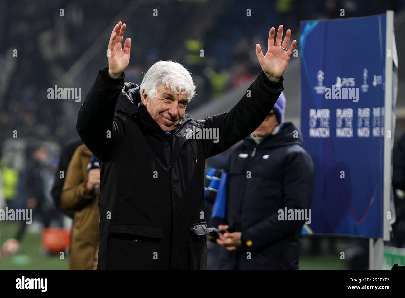 Bergamo, Italy, January 21st 2025: Bergamo, Italy, 21st Jan, Gian Piero ...