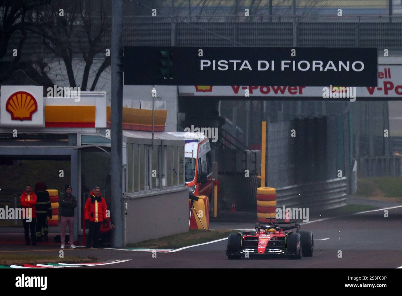 Modena, Italy. 22nd Jan, 2025. Lewis Hamilton of Scuderia Ferrari on ...