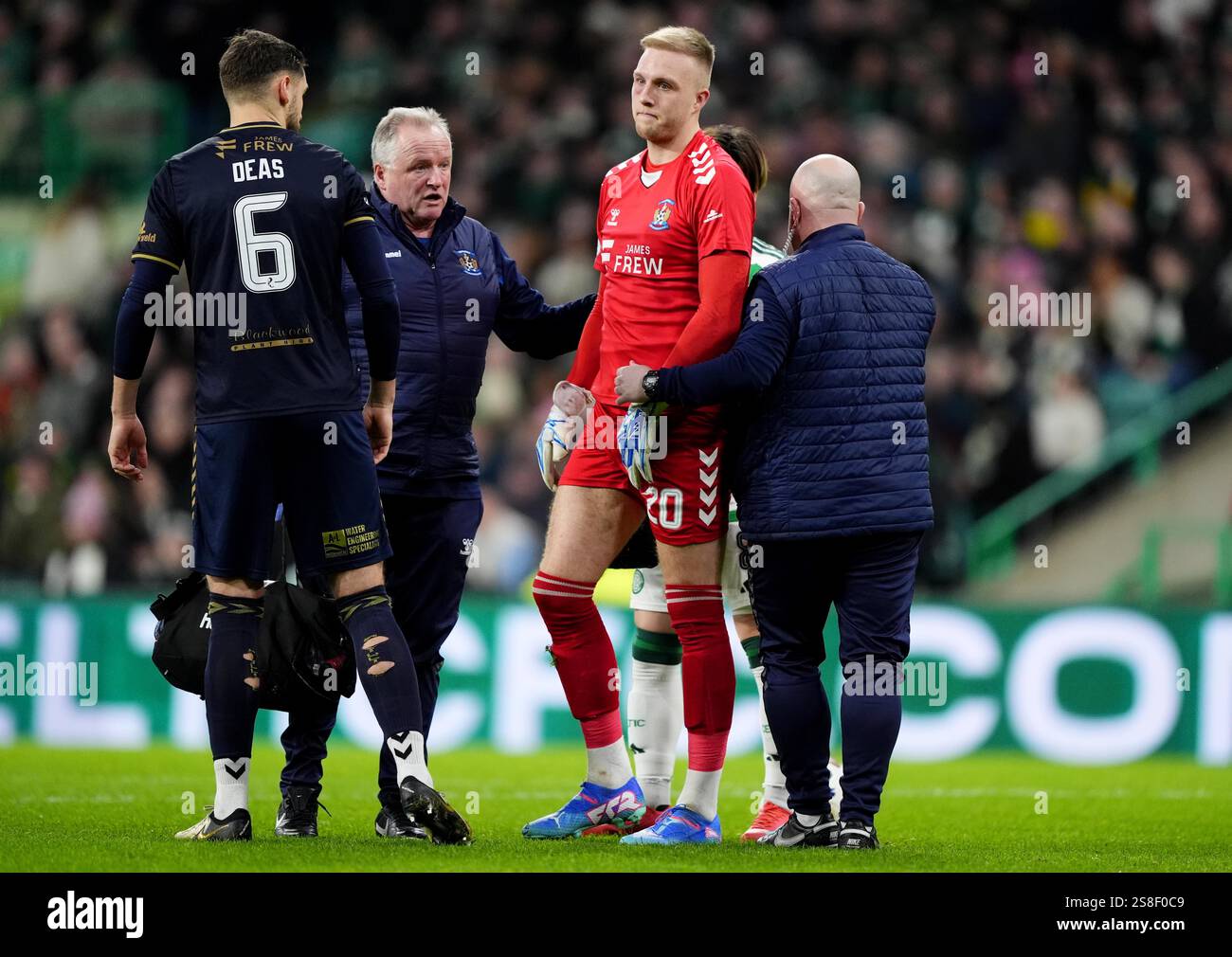 File photo dated 18/01/25 of Kilmarnock goalkeeper Robby McCrorie ...