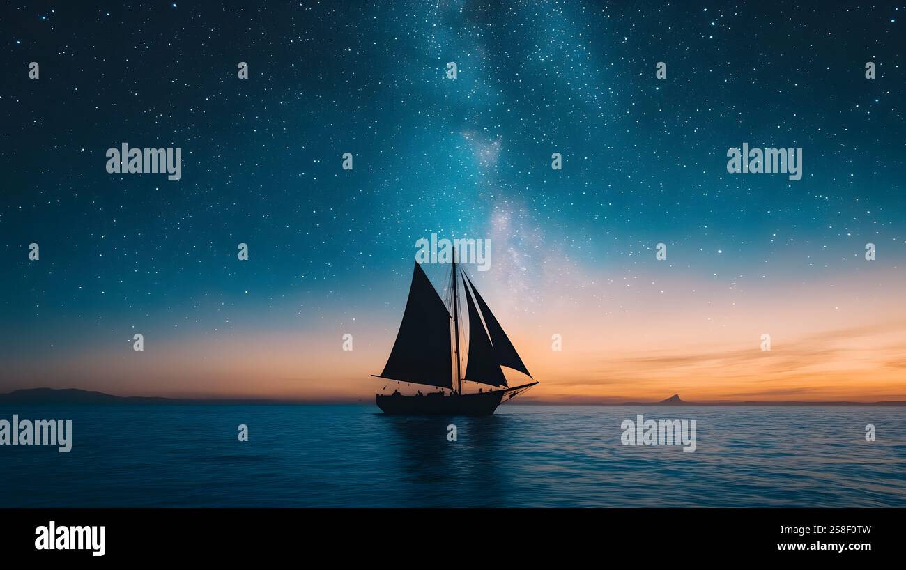 Billowing sails gliding hi-res stock photography and images - Alamy