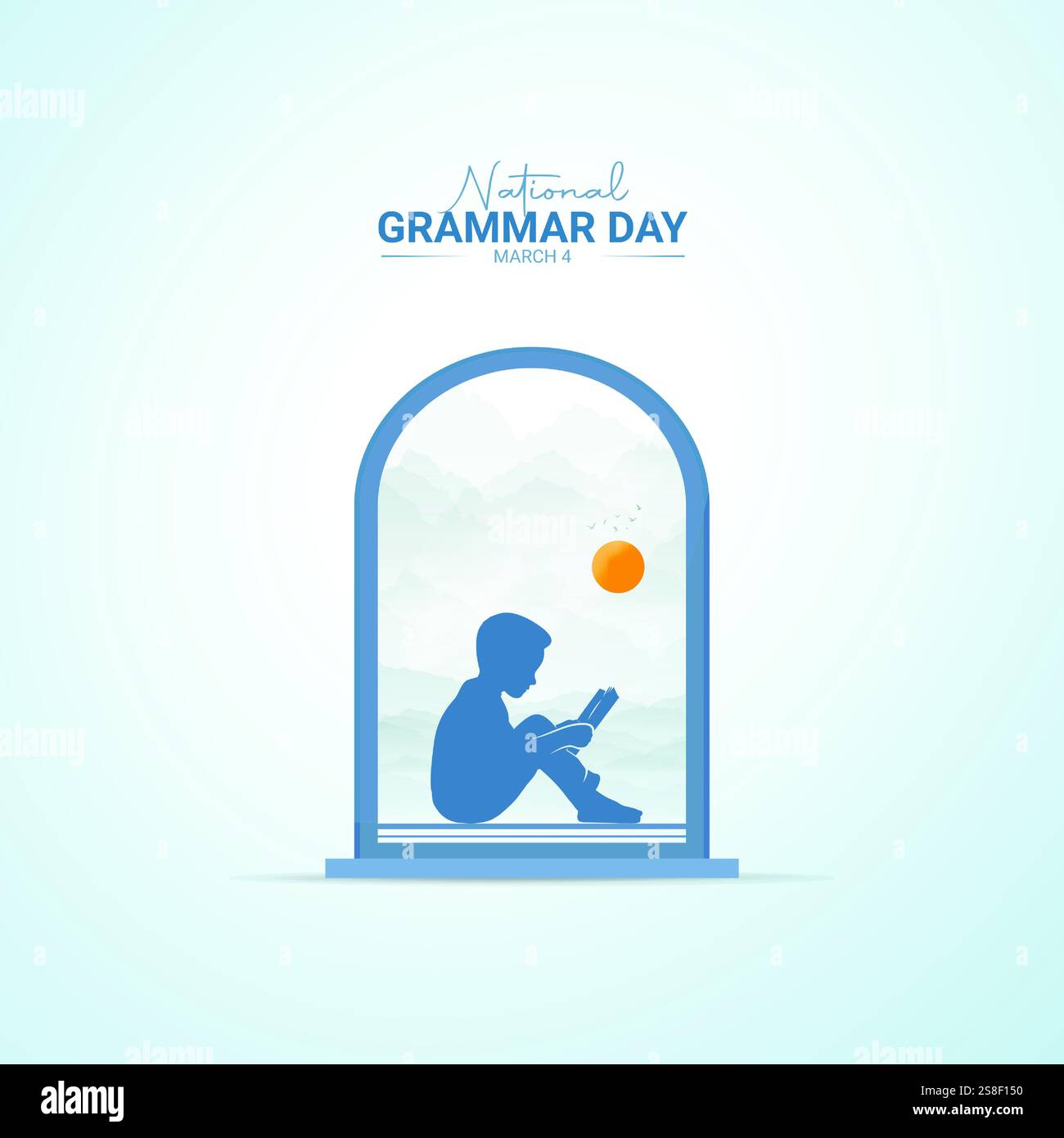 National Grammar Day Creative Design. Grammar day Poster, vector ...