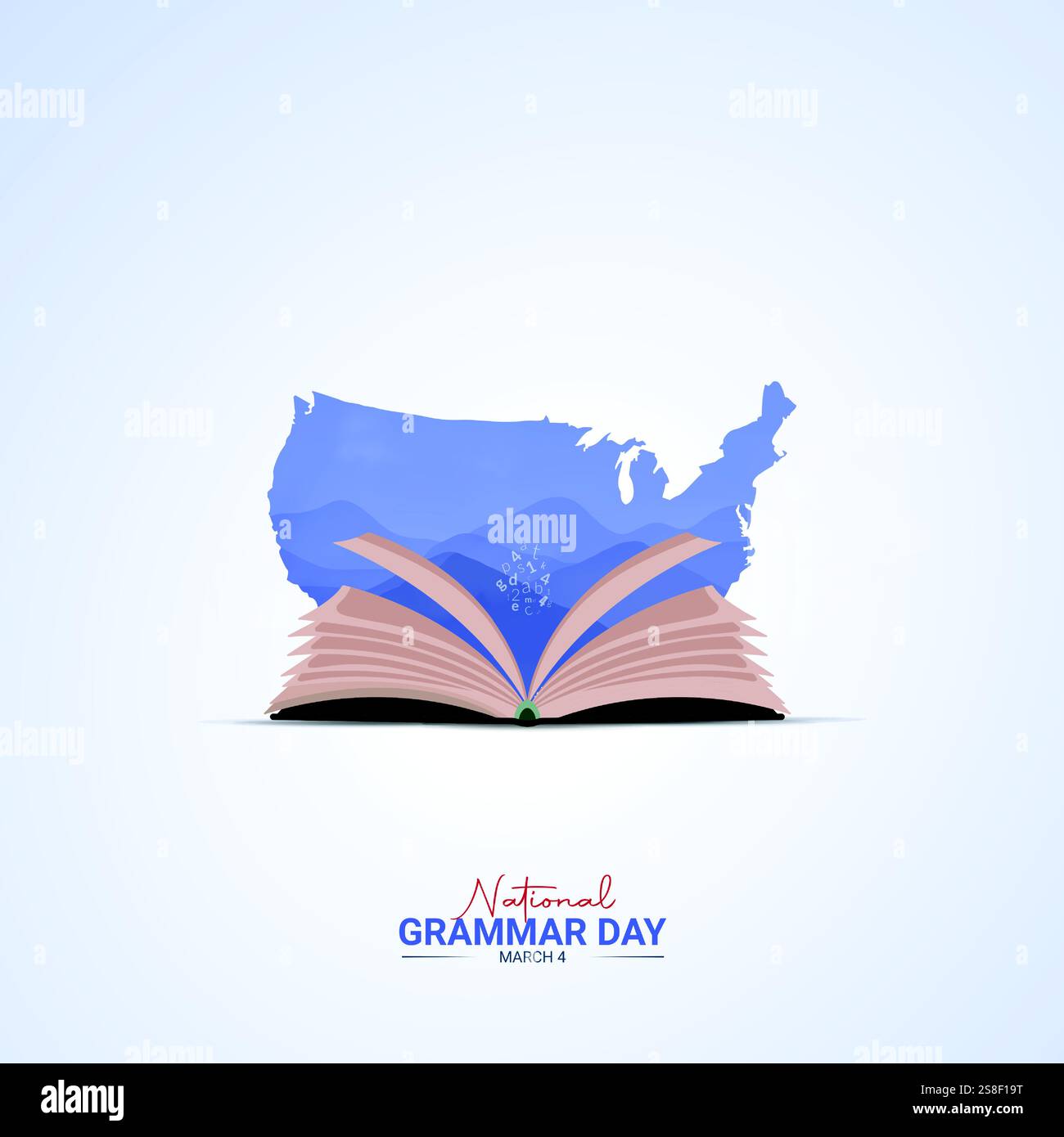 National Grammar Day Creative Design. Grammar day Poster, vector ...