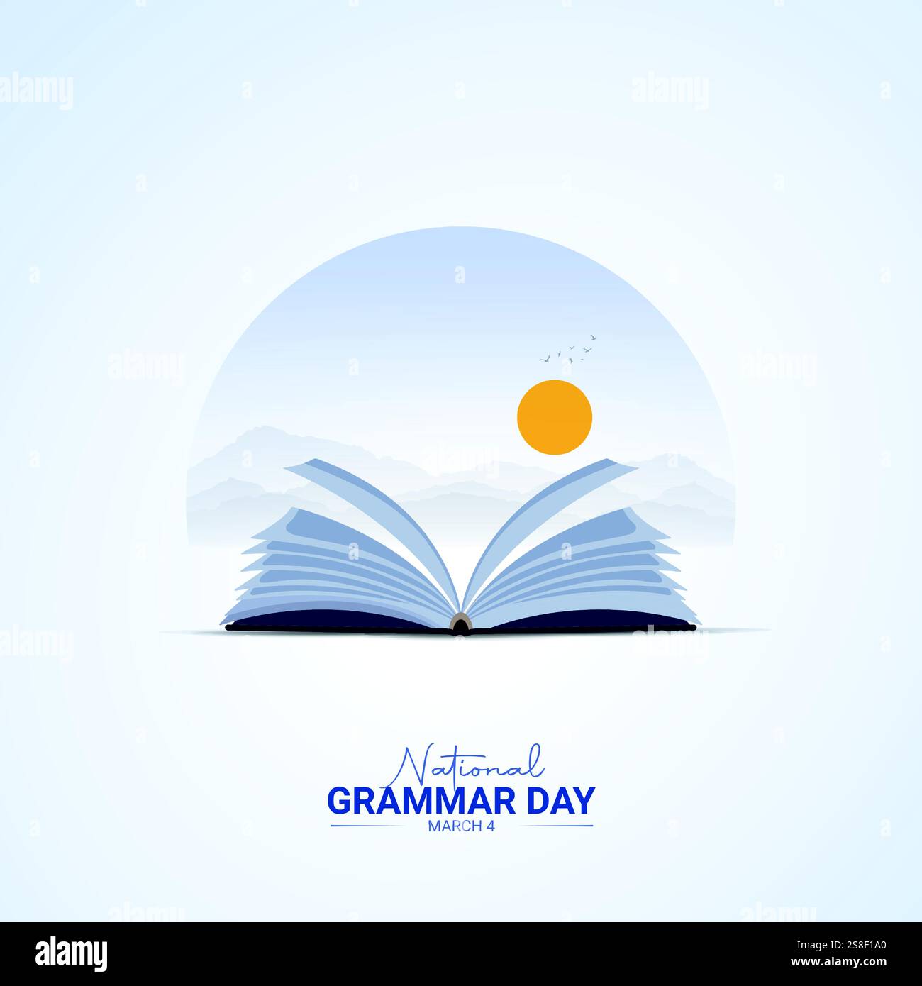 National Grammar Day Creative Design. Grammar day Poster, vector ...