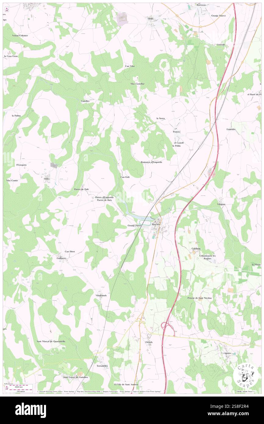 Parets d'Emporda, Província de Girona, ES, Spain, Catalonia, N 42 10' 0 ...