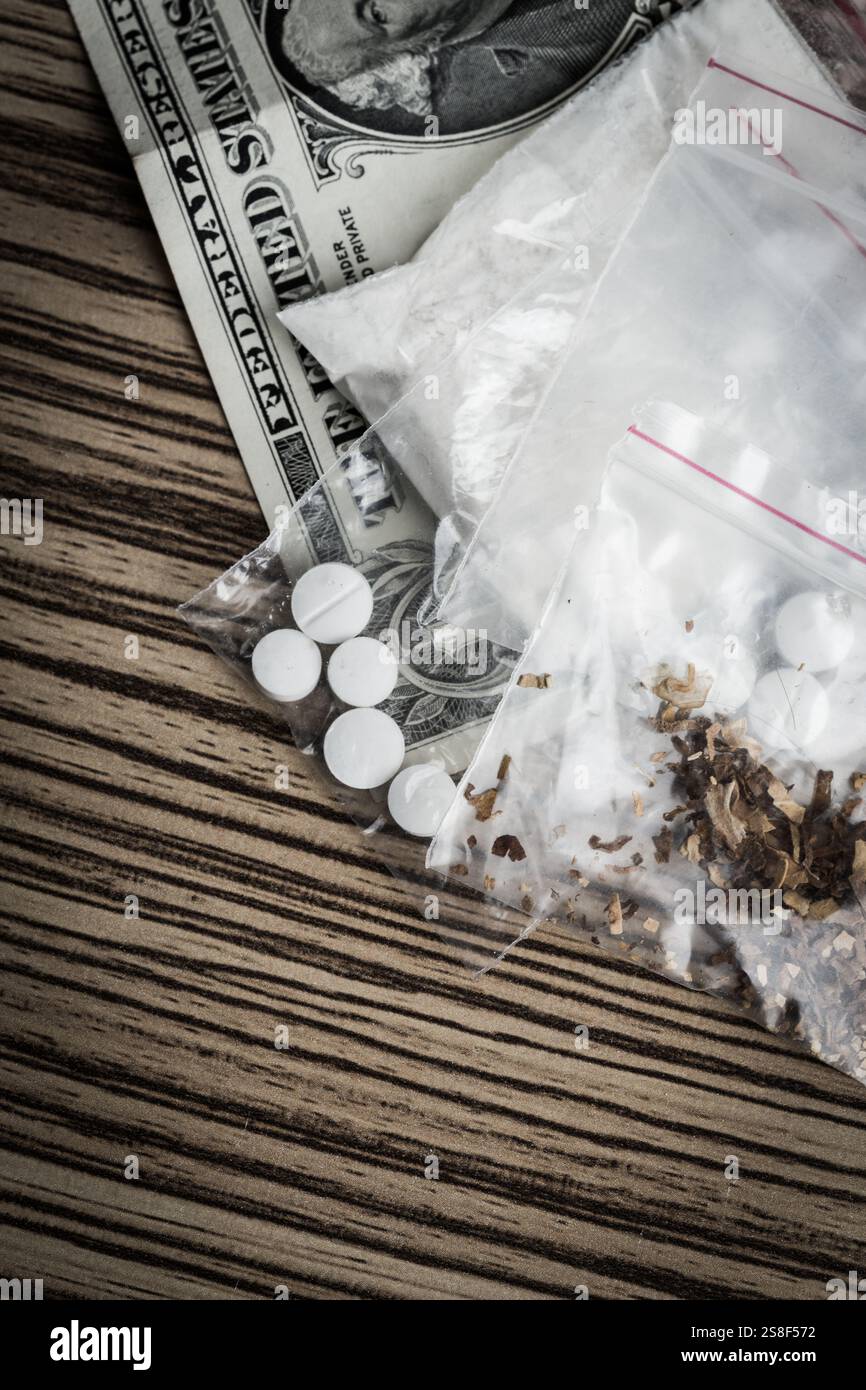 Narcotic Recreational Drugs Stock Photo - Alamy