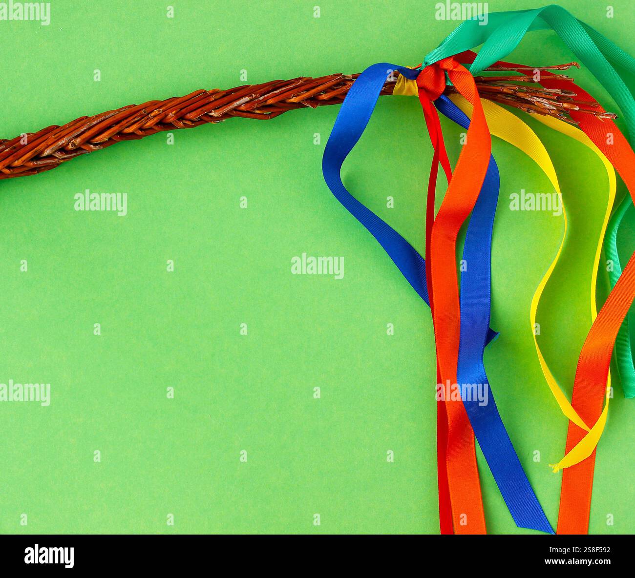 Easter braided whip, traditional symbol of Czech and Slovak Easter ...