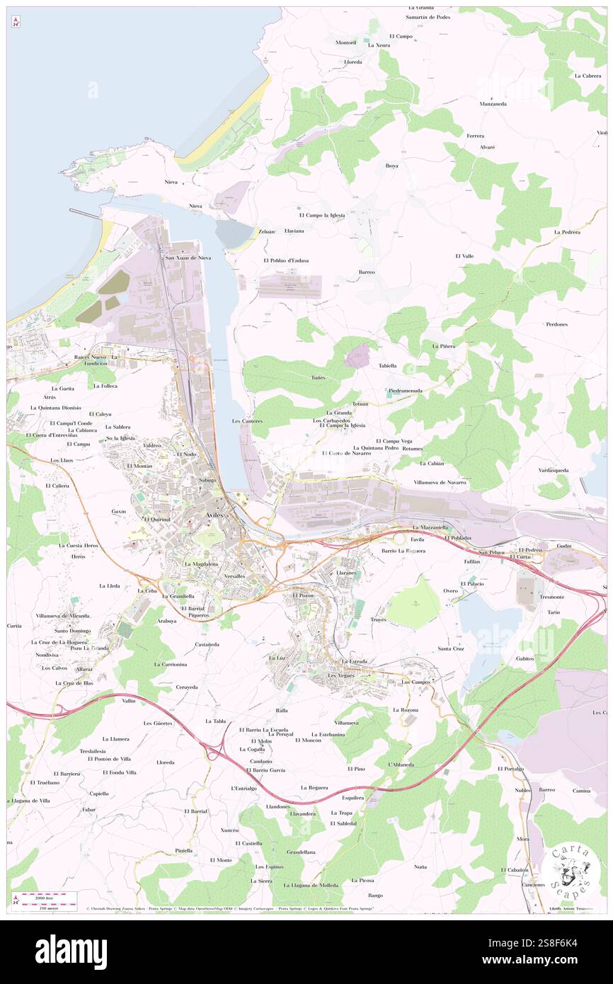 Silken Villa De Aviles, Province of Asturias, ES, Spain, Asturias, N 43 ...