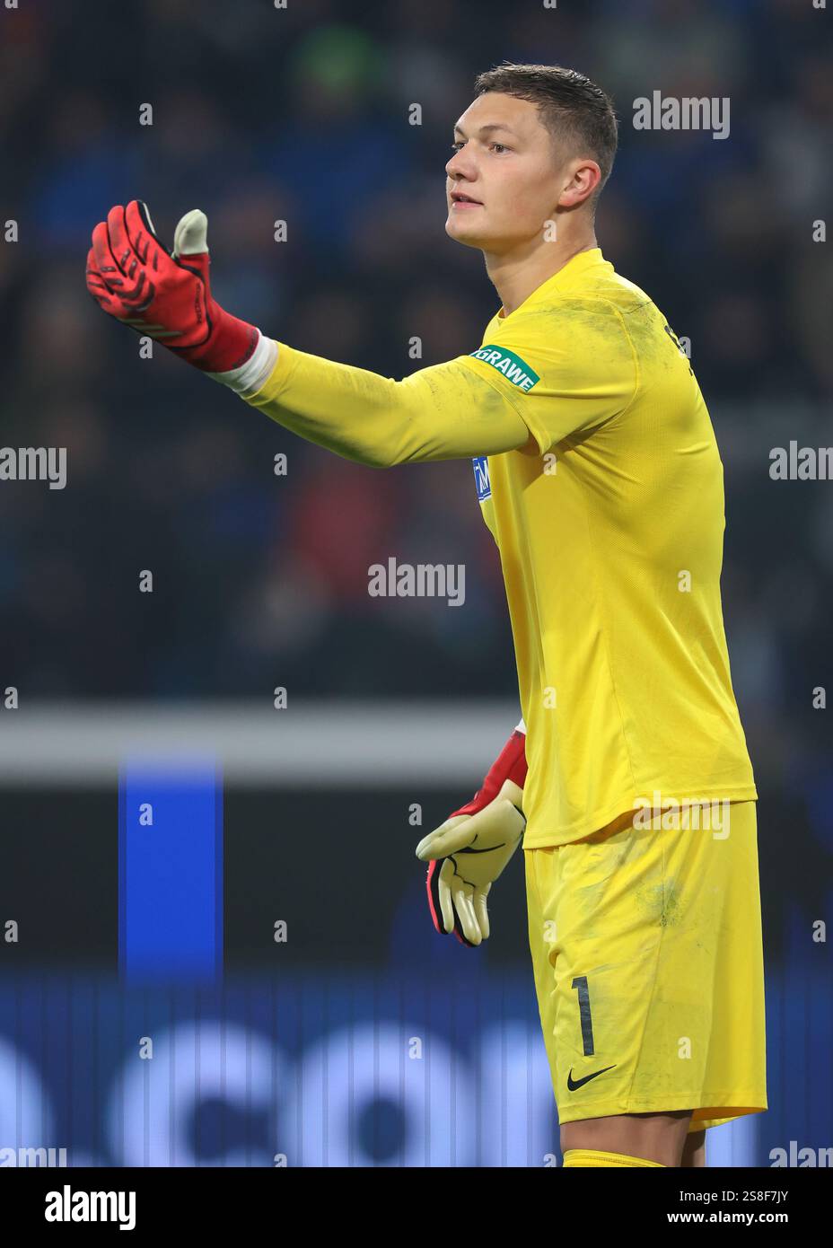Bergamo, Italy. 21st Jan, 2025. Kjell Scherpen of SK Sturm Graz reacts ...