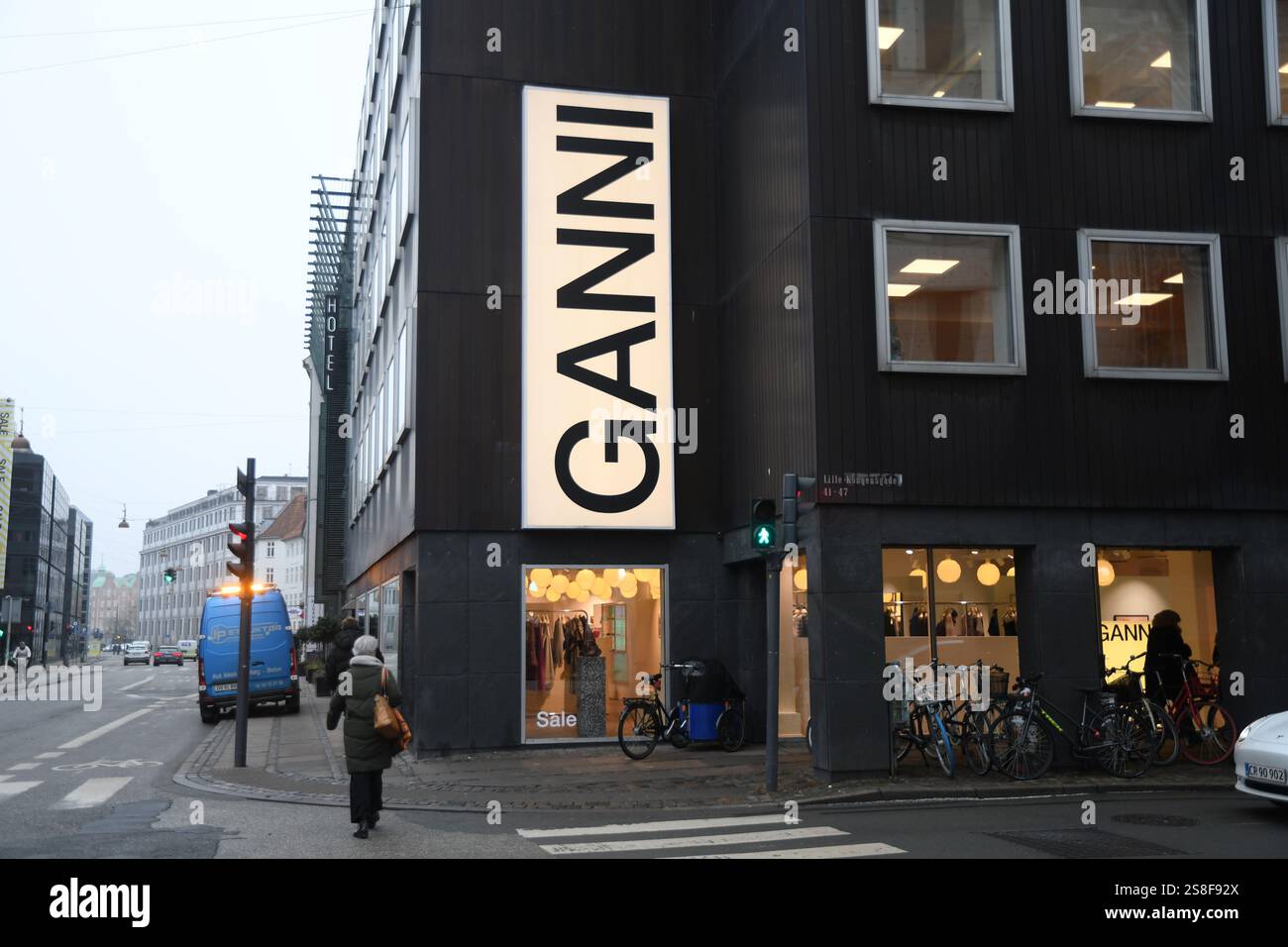Copenhagen/ DenmarK/22 JANUARY 2025/ sale at ganni store in danish ...
