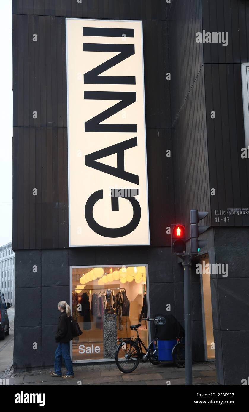 Copenhagen/ DenmarK/22 JANUARY 2025/ sale at ganni store in danish ...