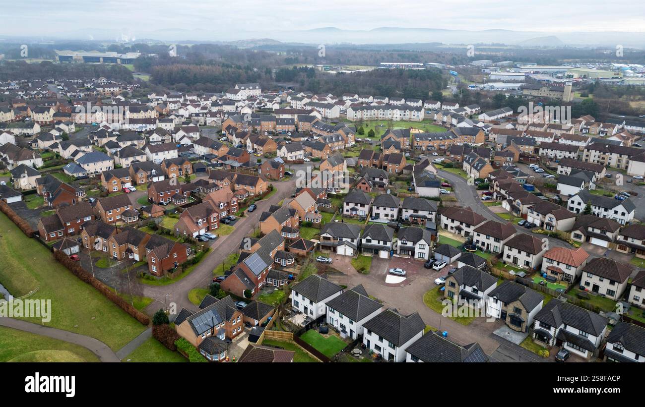 Wester inch housing estate bathgate hi-res stock photography and images ...