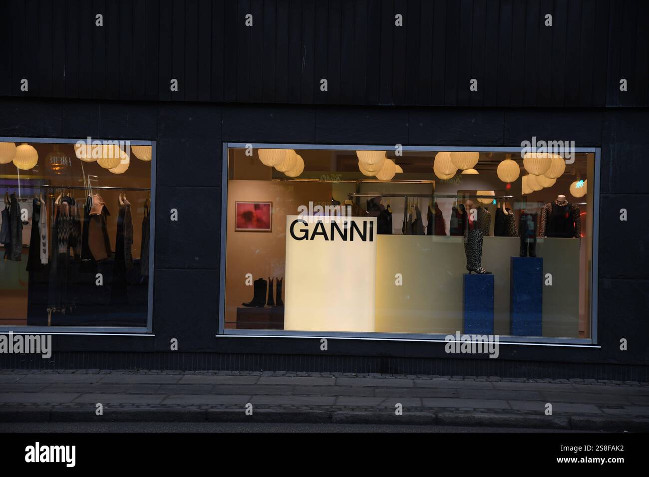Copenhagen/ DenmarK/22 JANUARY 2025/ sale at ganni store in danish ...