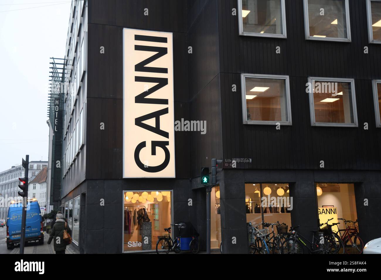 Copenhagen/ DenmarK/22 JANUARY 2025/ sale at ganni store in danish ...