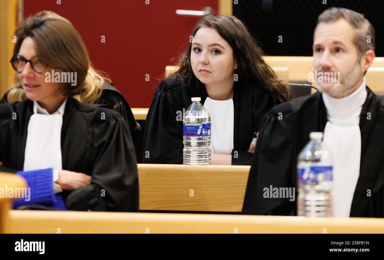 Lawyer Romane Bertoldi pictured during the composition of the jury for ...