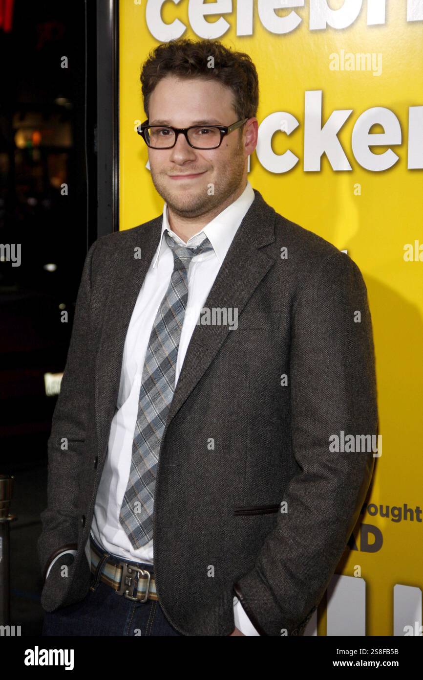 Seth Rogen at the Los Angeles Premiere of 'Paul' held at the Grauman's ...