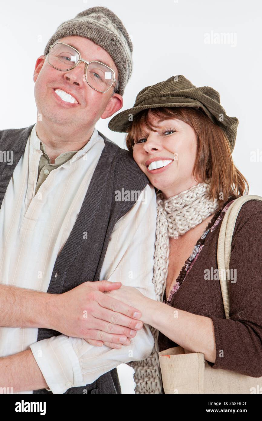 A comedy caricature of an unlikely odd couple - a snooty upper crust ...