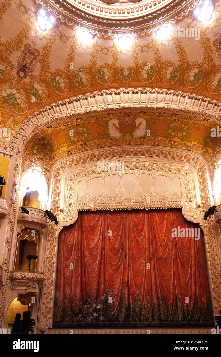 Vichy Opera House showcases stunning Art Nouveau architecture . Allier ...
