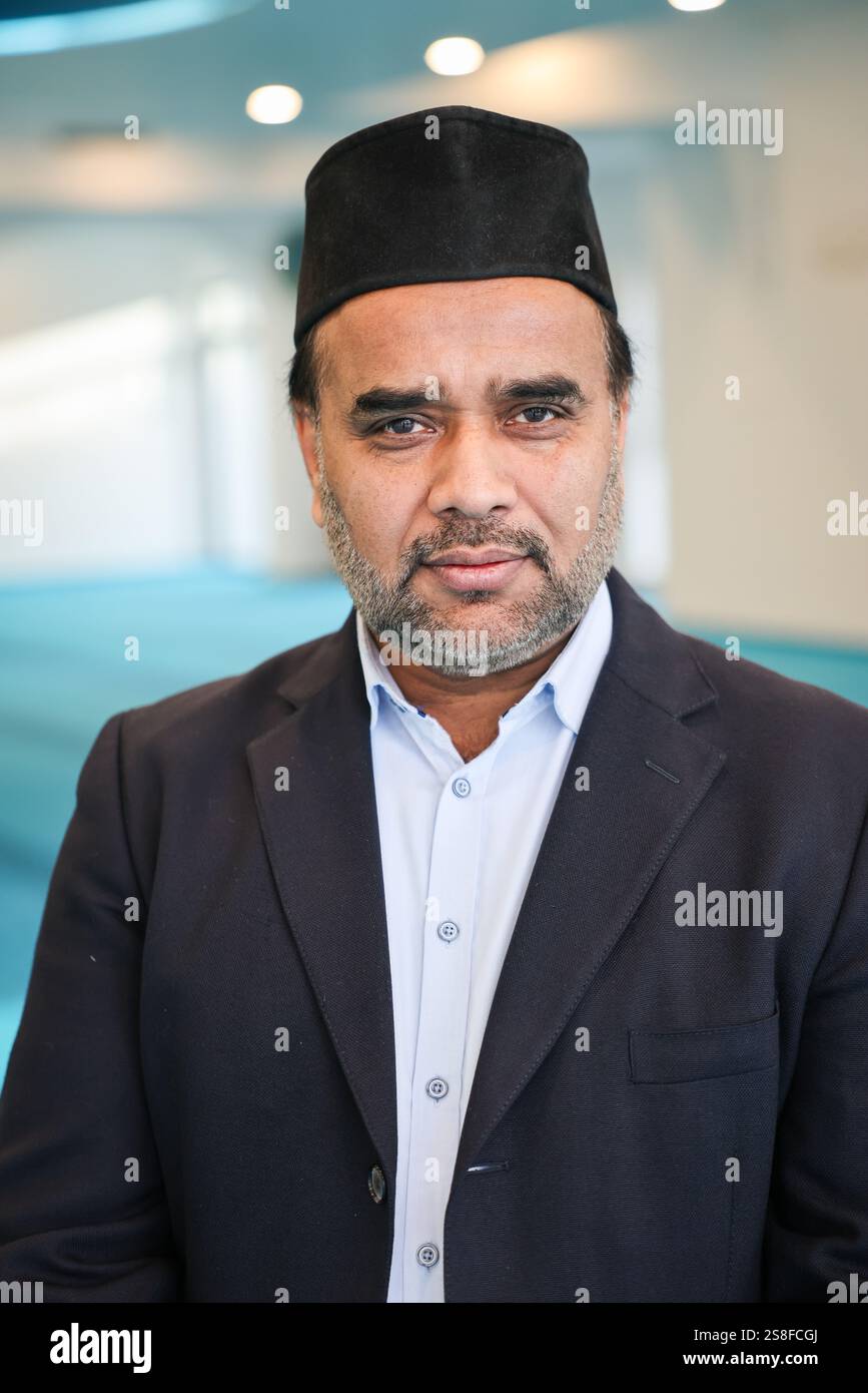 Hamburg, Germany. 22nd Jan, 2025. Shahid Mahmood, community leader of ...