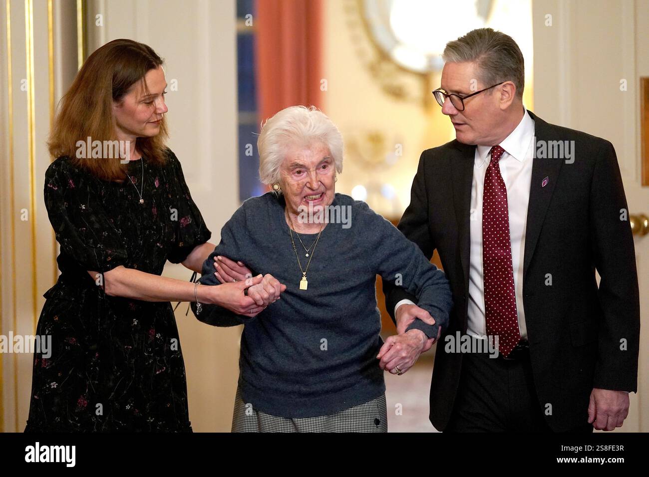 Prime Minister Sir Keir Starmer and his wife Lady Victoria help ...