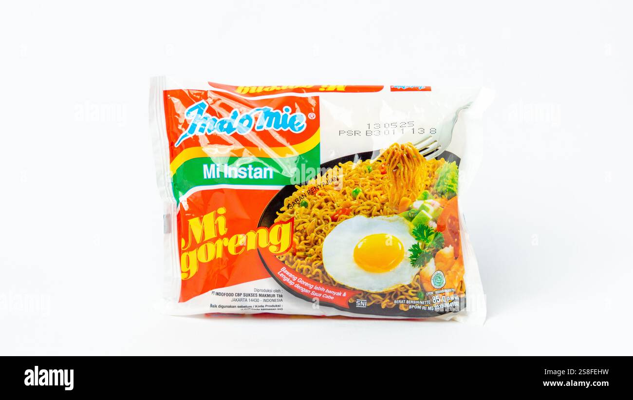 Indomie Mie Goreng (fried noodles) instant noodles in supermarket ...