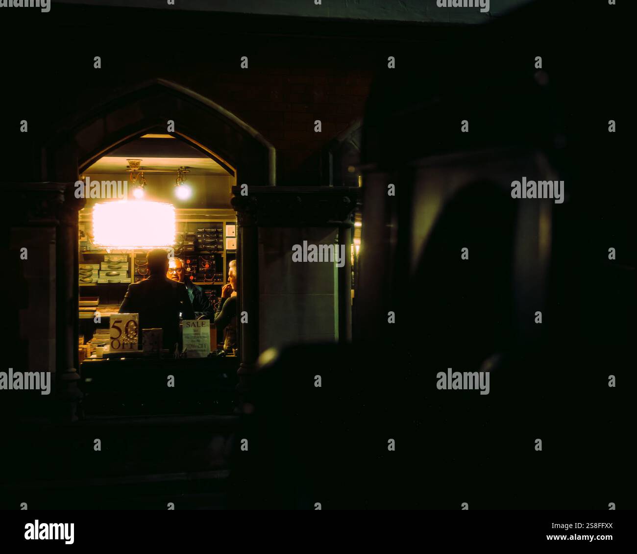 Warwick Night Walk Photography Stock Photo - Alamy