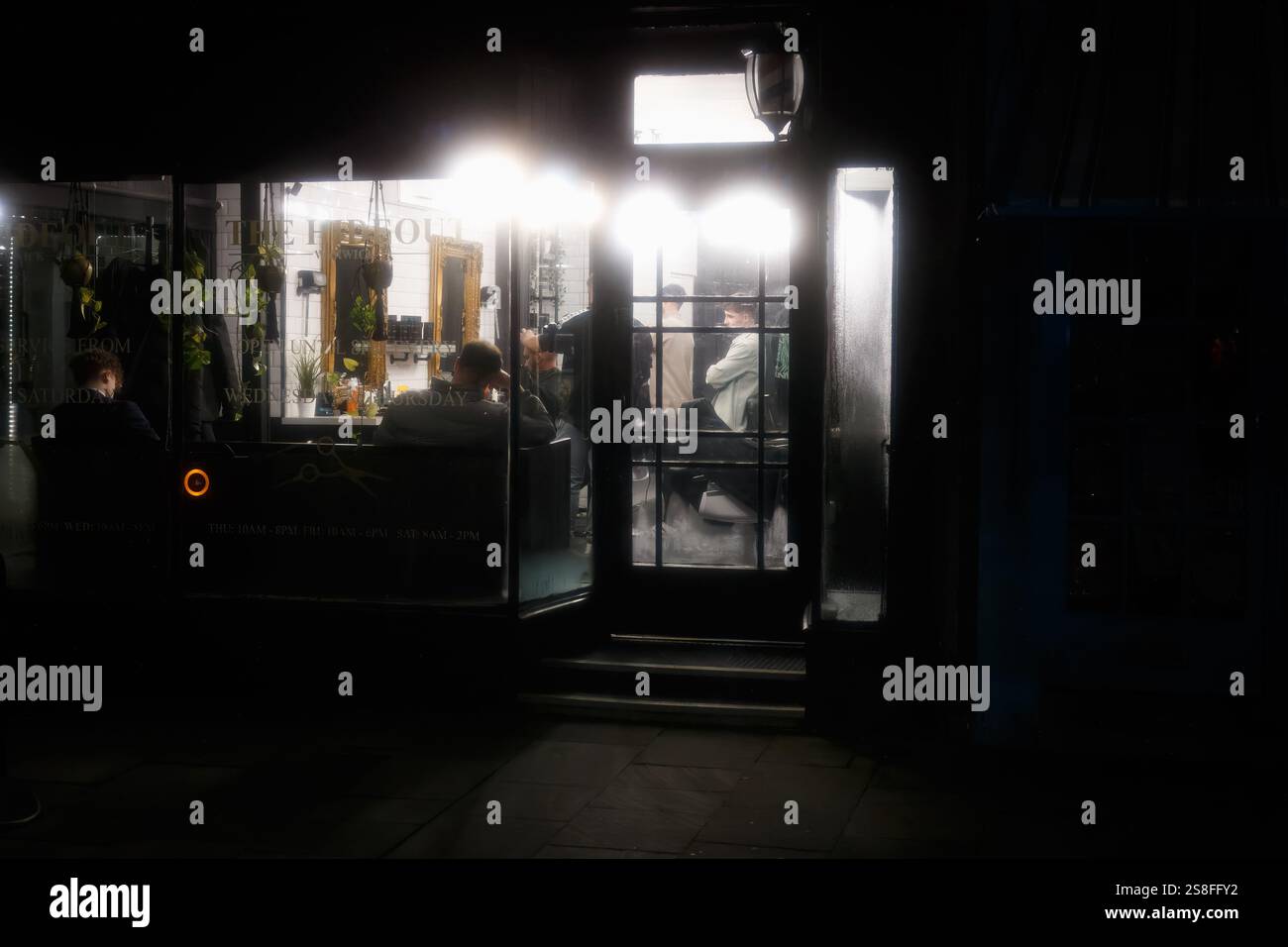 Warwick Night Walk Photography Stock Photo - Alamy