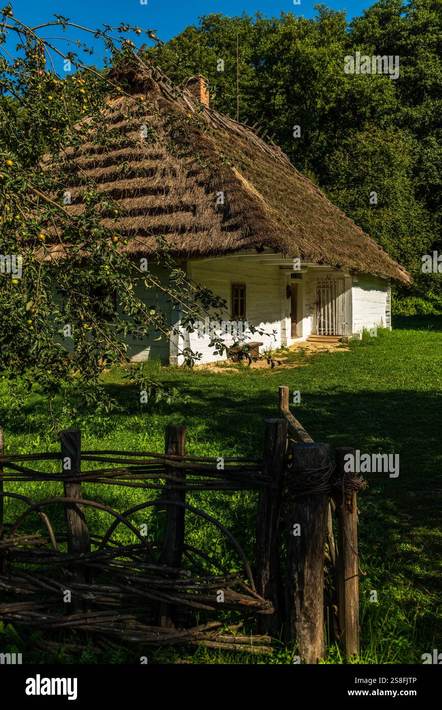 Traditional architecture of polish village. Entography and folklore in ...