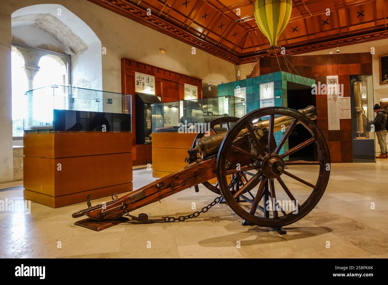 Interior view of the Royal College of Artillery inside Alcázar de ...