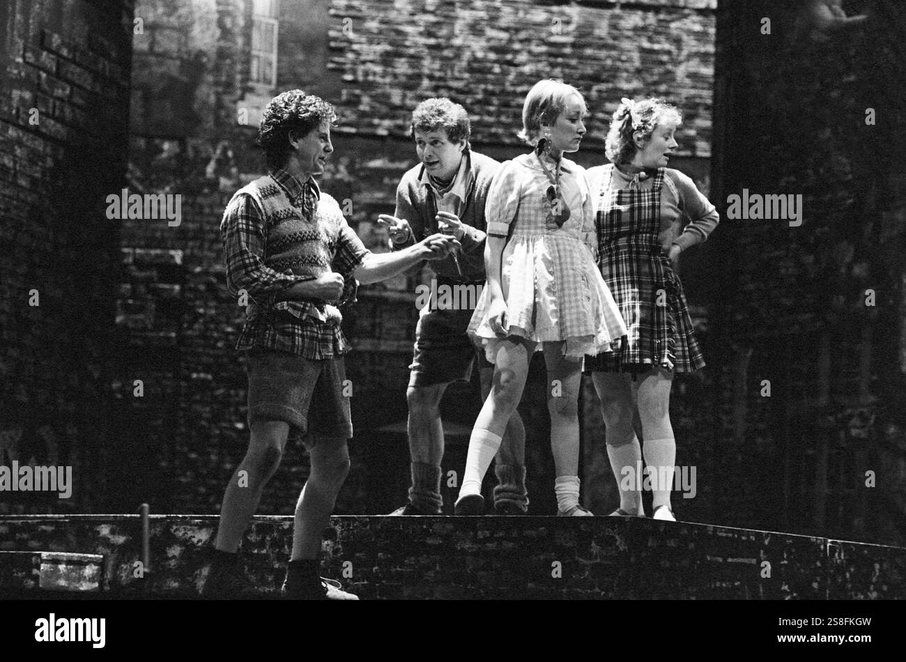 l-r: Peter Christian (Sammy), George Costigan (Mickey), Kate Fitzgerald ...