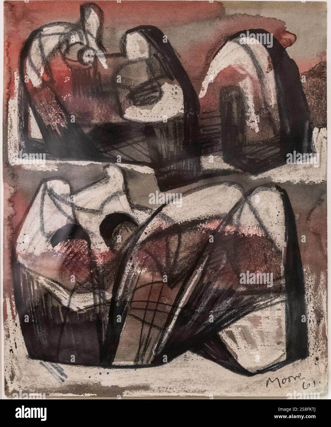 Henry moore two reclining figures hi-res stock photography and images ...