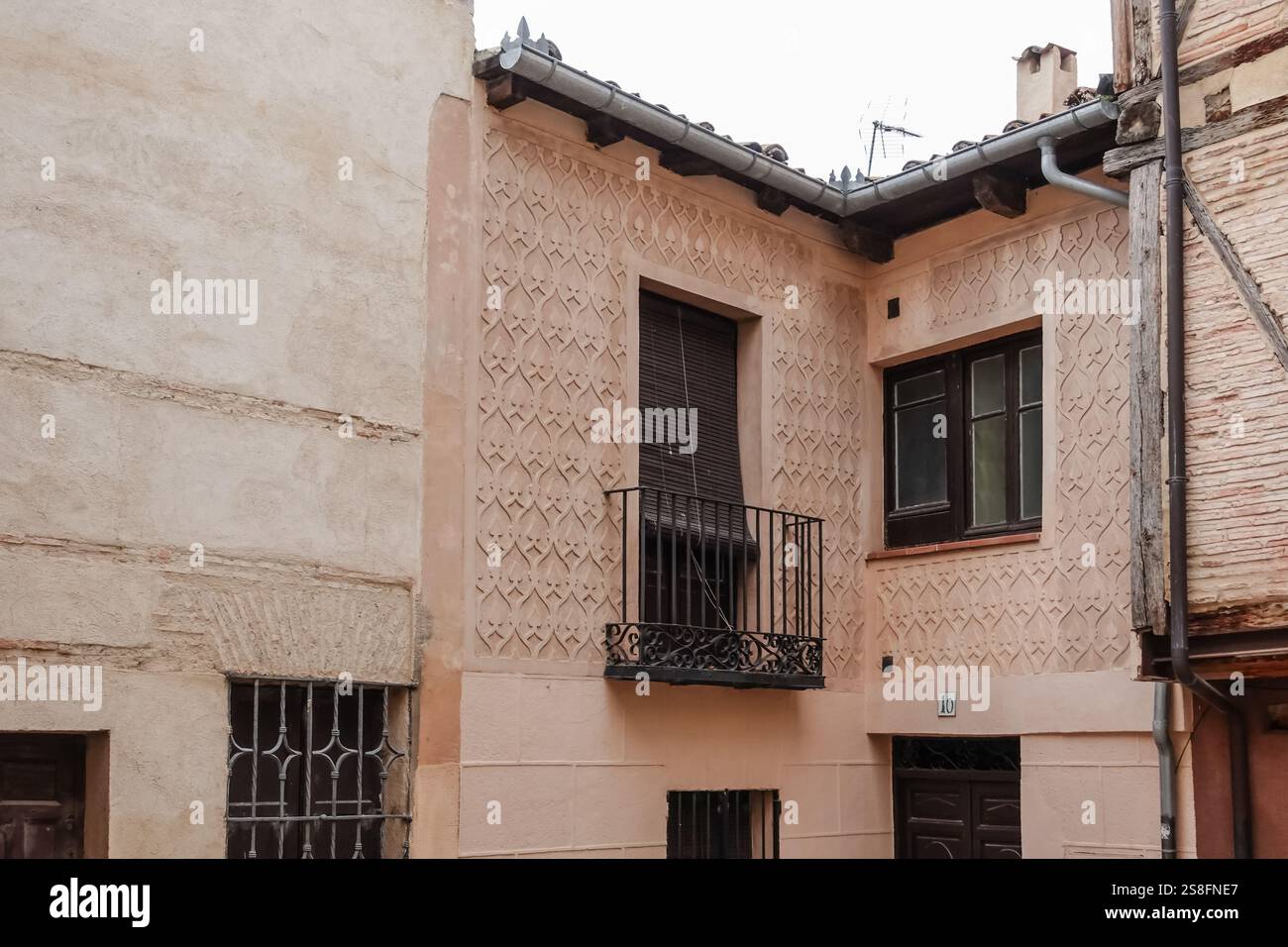 The Jewish Quarter in Segovia, Spain. Historic neighborhood with narrow ...
