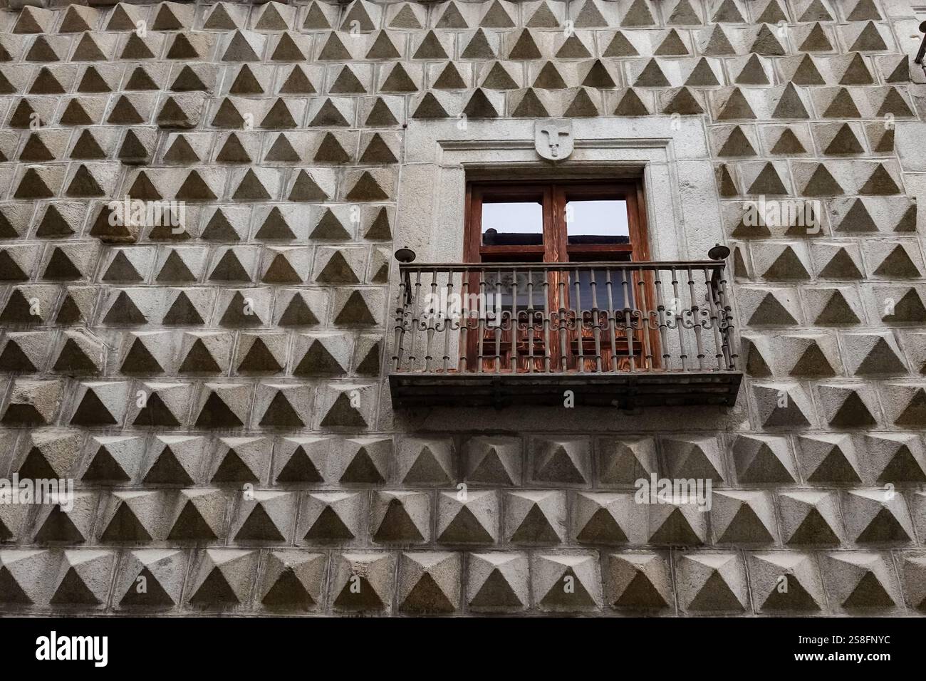 Casa de los Picos in Segovia, Spain. A historic building known for its ...