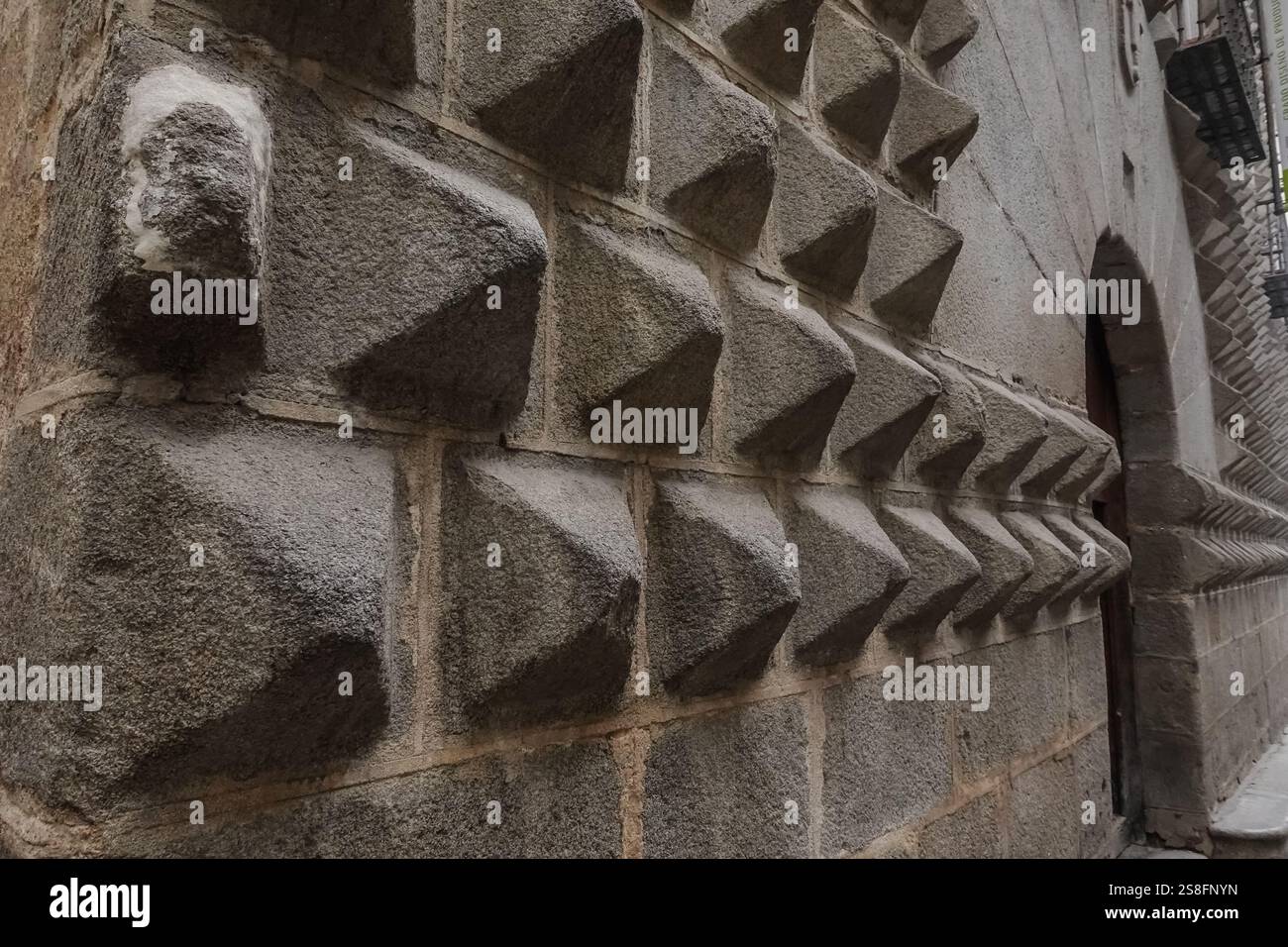 Casa de los Picos in Segovia, Spain. A historic building known for its ...