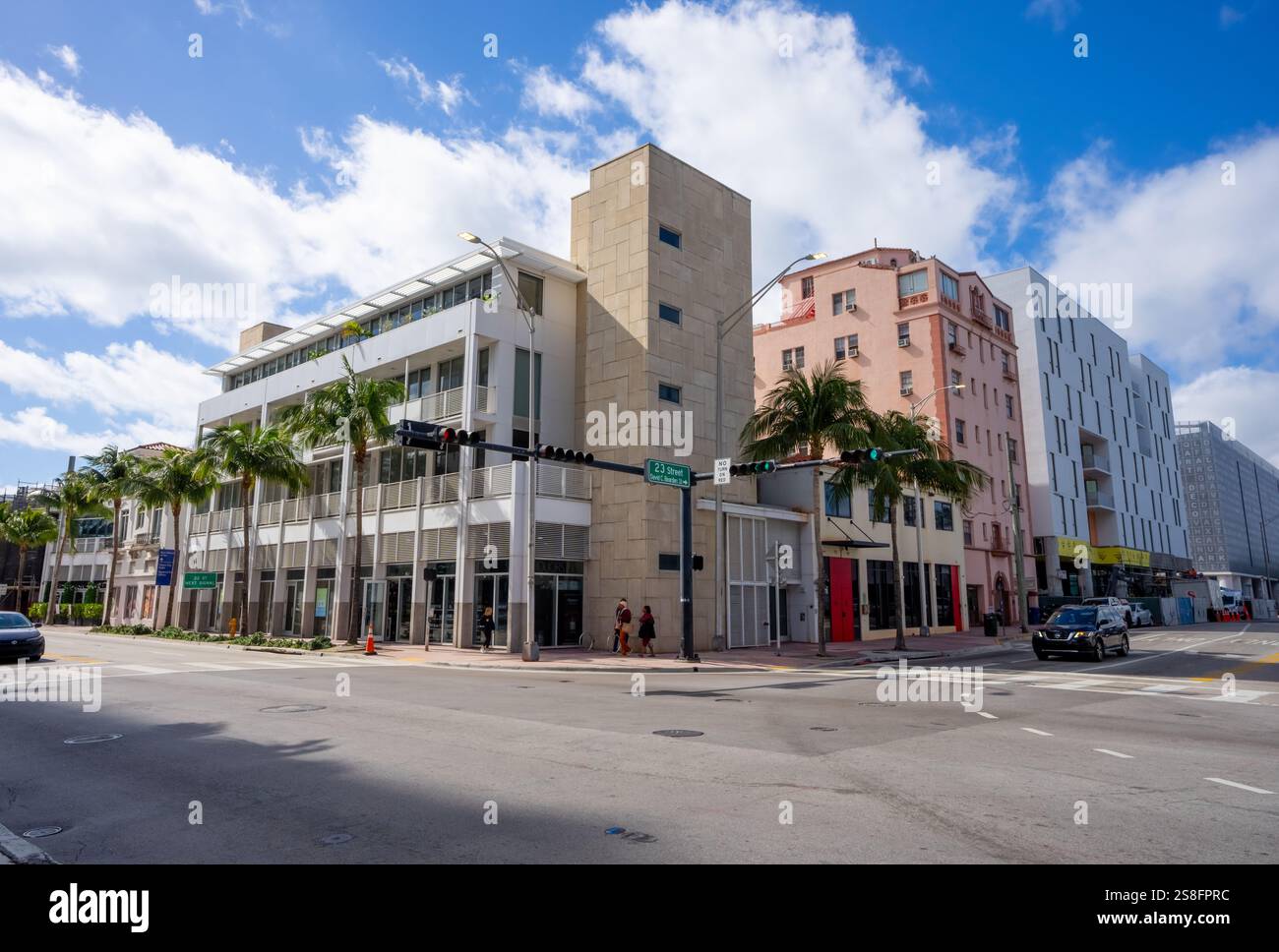 Miami Beach, FL, USA - January 10, 2025: Miami Beach architecture 23rd ...