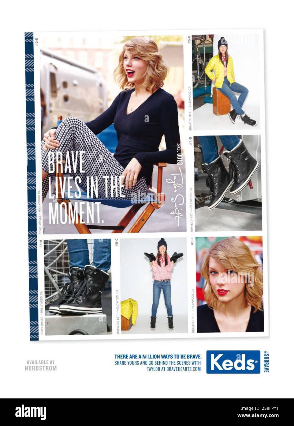2014-2015 Keds ad with Taylor Swift Stock Photo - Alamy