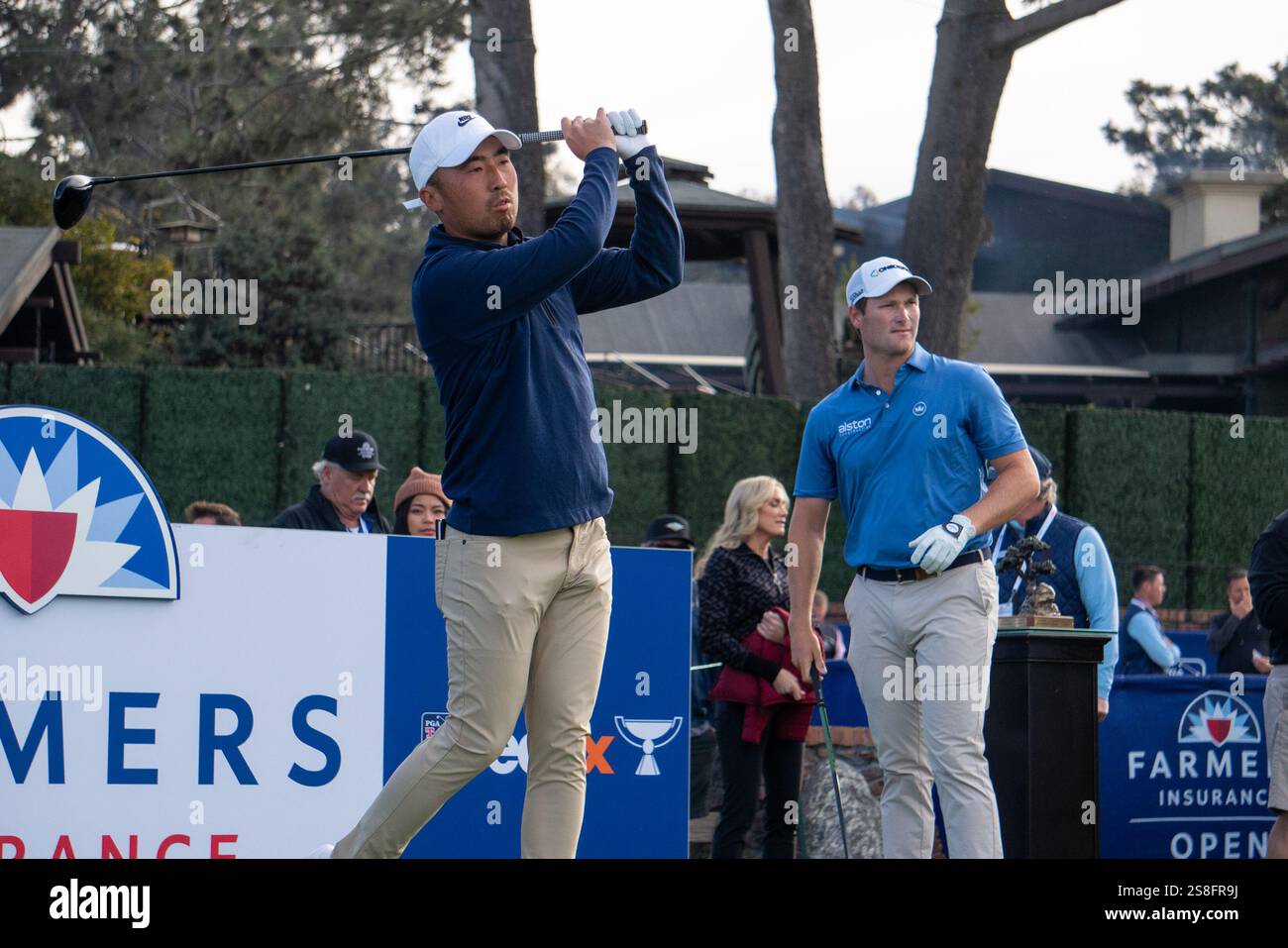 January 22, 2025, La Jolla, California, USA: Doug Ghim and Vince Whaley ...