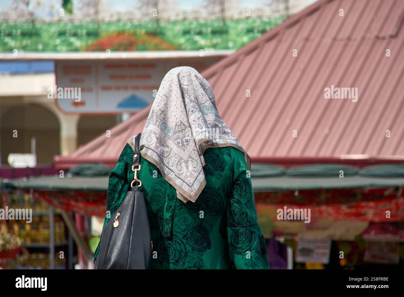 Tashkent,Uzbekistan;September,16,2024:A Muslim woman wearing a hijab ...