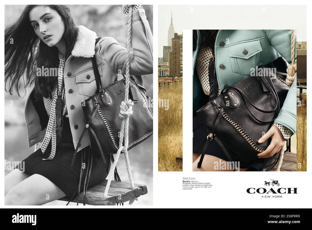2014-2015 Coach bag ad Stock Photo - Alamy