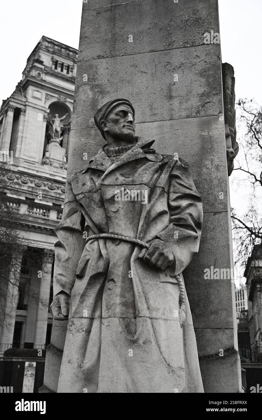 Maritime Memorial, London Stock Photo - Alamy