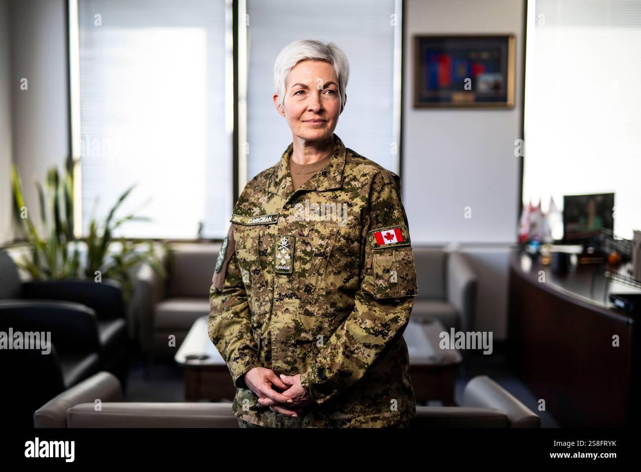 Gen. Jennie Carignan, Chief of the Defence Staff, is shown in her ...