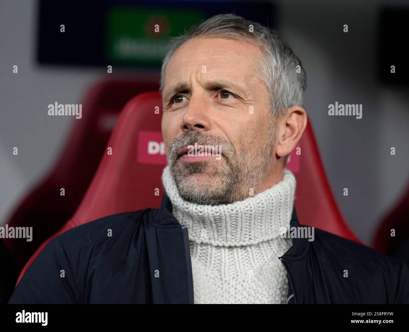 Leipzig's head coach Marco Rose waits for the start of the Champions ...