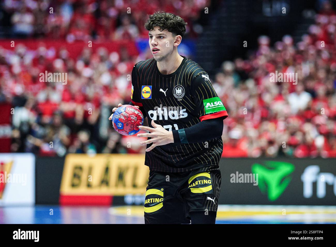 Marko Grgic (Deutschland, #71) DEN, Daenemark vs. Deutschland, Handball, IHF Weltmeisterschaft ...
