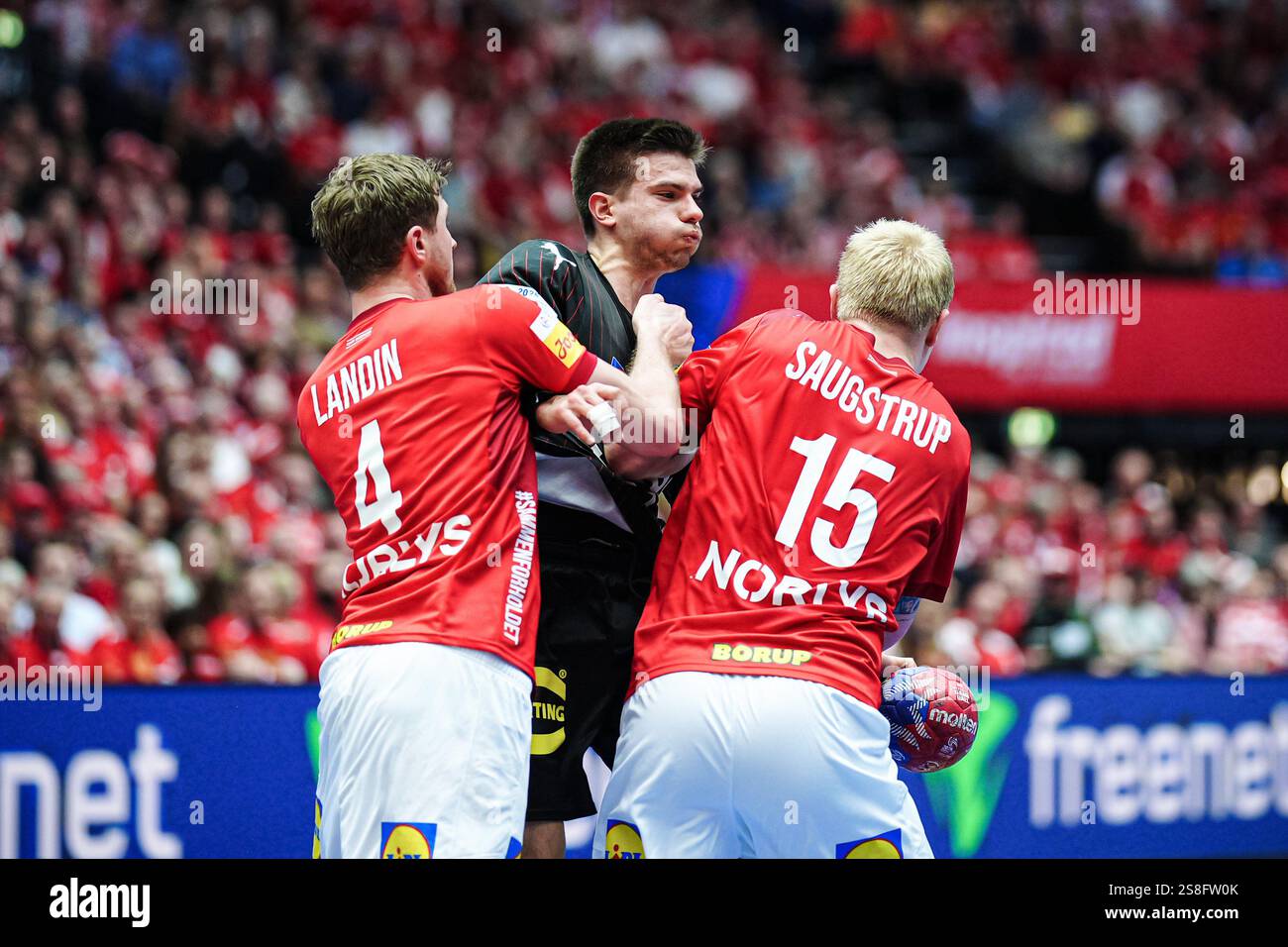 Magnus Landin Jacobsen (Daenemark, #04), Renars Uscins (Deutschland ...