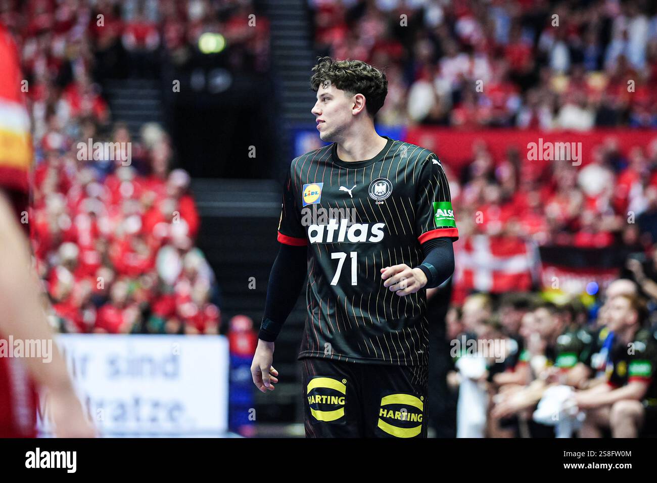 Marko Grgic (Deutschland, #71) DEN, Daenemark vs. Deutschland, Handball, IHF Weltmeisterschaft ...