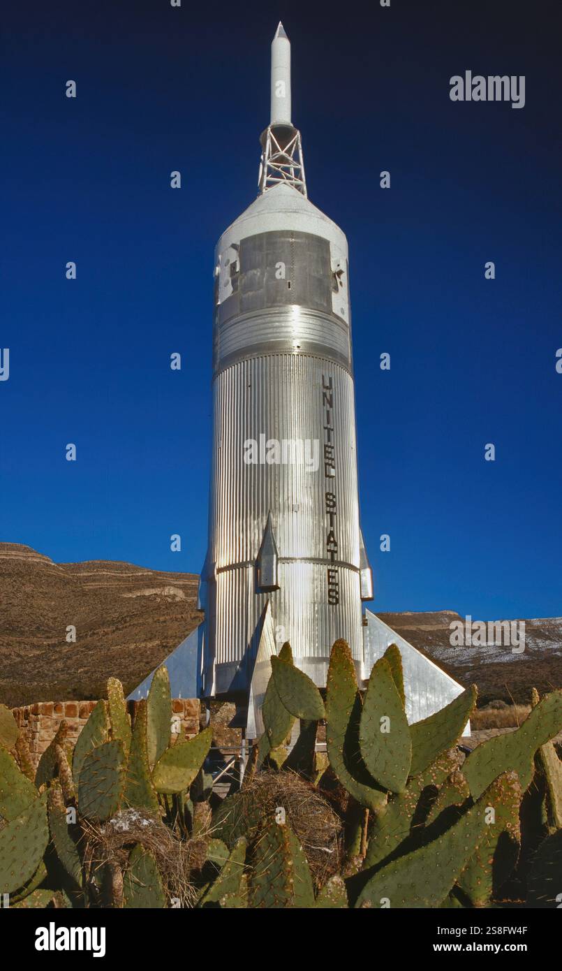 Little Joe II escape test rocket at New Mexico Museum of Space History ...