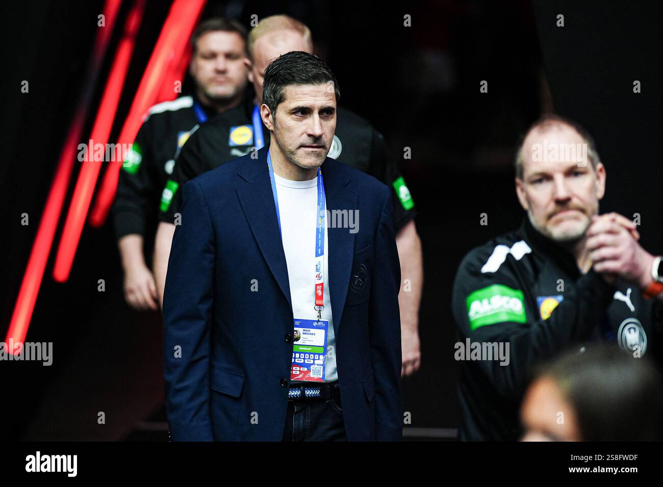 Ingo Meckes (Deutschland, Sportvorstand) DEN, Daenemark vs. Deutschland ...